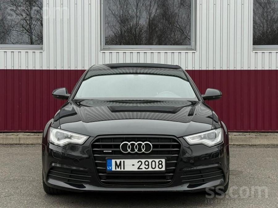 Black Audi A6 2011 in Riga, with an engine capacity of 3.00 L and mileage of 266 thousand km for 8990 €, photo 6 on AUTOMOTO.COM.LV