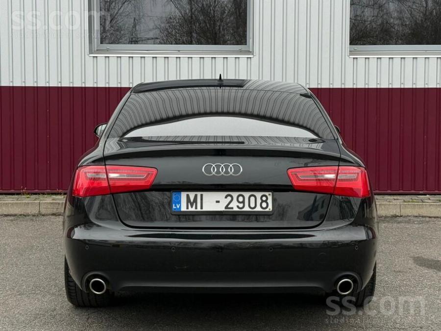 Black Audi A6 2011 in Riga, with an engine capacity of 3.00 L and mileage of 266 thousand km for 8990 €, photo 7 on AUTOMOTO.COM.LV