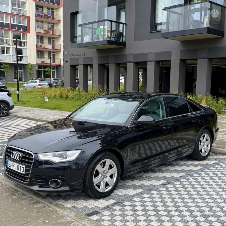 Melns Audi A6 2011 Viļņa, ar dzinēja tilpumu 2.97 L un nobraukumu 288 tūkst. km par 6600 €, foto 1 vietnē AUTOMOTO.COM.LV