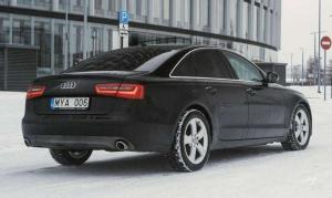 Black Audi A6 2011 in Vilnius, with an engine capacity of 2.97 L and mileage of 293 thousand km for 7899 €, photo 3 on AUTOMOTO.COM.LV