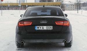 Black Audi A6 2011 in Vilnius, with an engine capacity of 2.97 L and mileage of 293 thousand km for 7899 €, photo 6 on AUTOMOTO.COM.LV