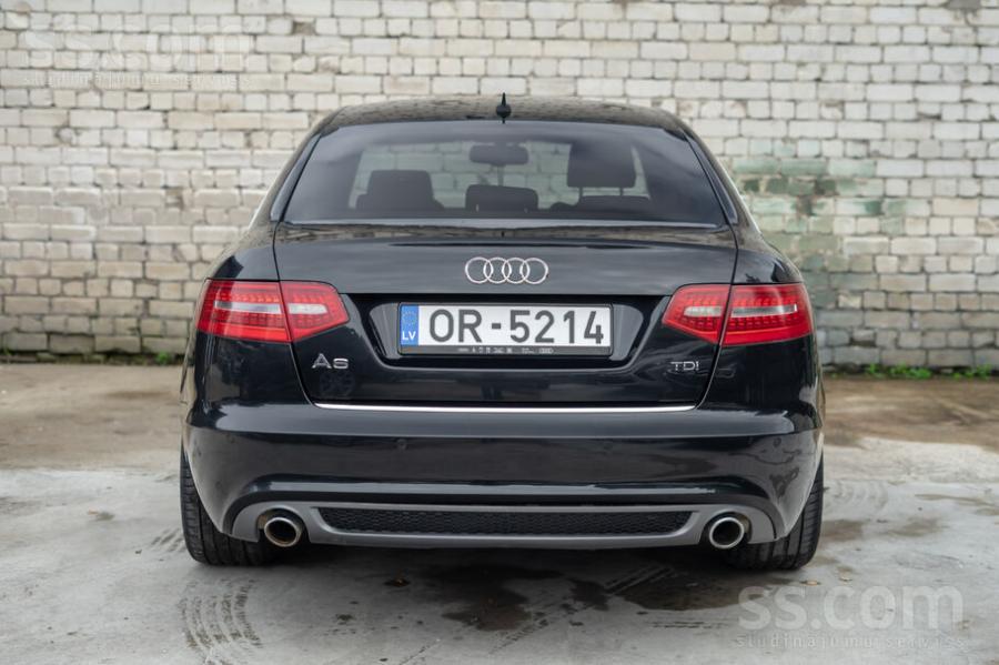 Black Audi A6 2011 in Liepaja, with an engine capacity of 2.00 L and mileage of 257 thousand km for 3500 €, photo 6 on AUTOMOTO.COM.LV