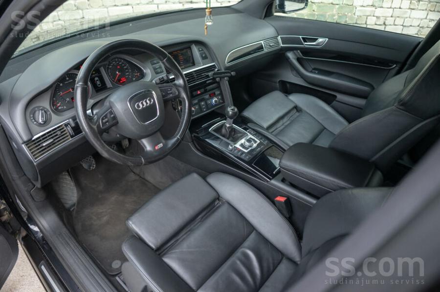 Black Audi A6 2011 in Liepaja, with an engine capacity of 2.00 L and mileage of 257 thousand km for 3500 €, photo 9 on AUTOMOTO.COM.LV