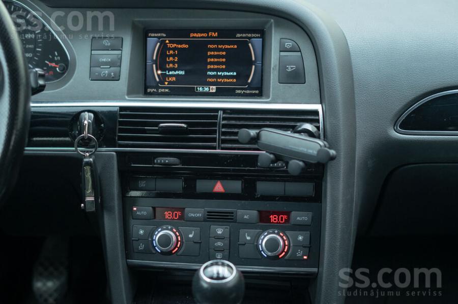 Black Audi A6 2011 in Liepaja, with an engine capacity of 2.00 L and mileage of 257 thousand km for 3500 €, photo 20 on AUTOMOTO.COM.LV