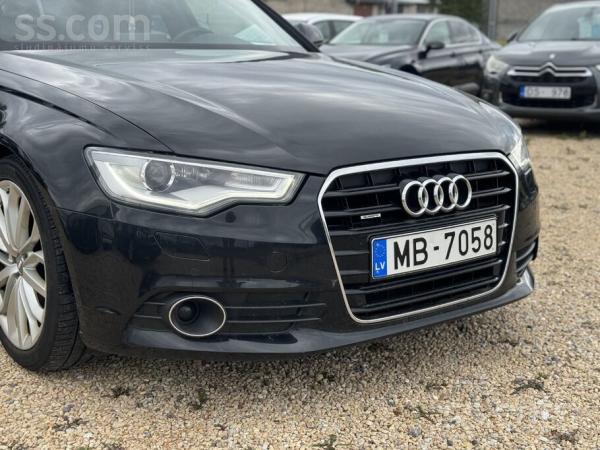 Black Audi A6 2011 in Valmiera, with an engine capacity of 3.00 L and mileage of 219 thousand km for 9750 €, photo 4 on AUTOMOTO.COM.LV