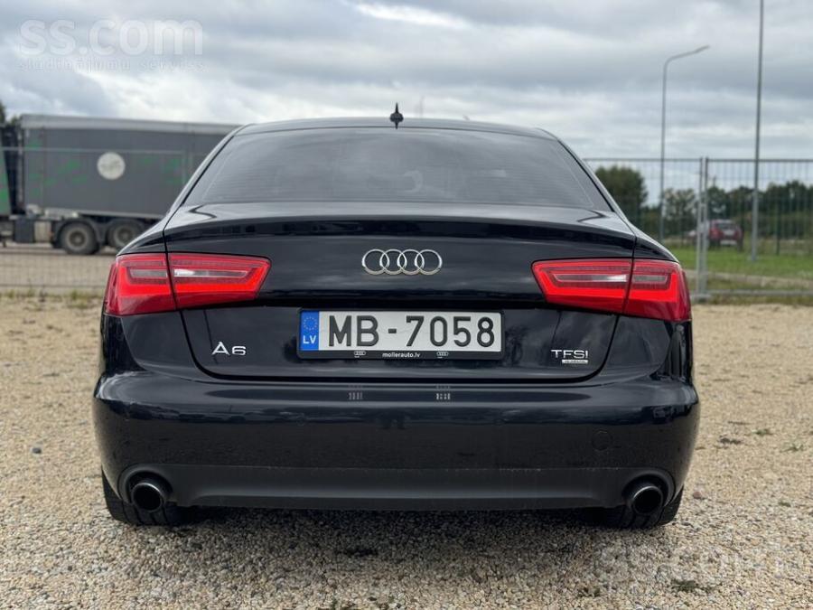 Black Audi A6 2011 in Valmiera, with an engine capacity of 3.00 L and mileage of 219 thousand km for 9750 €, photo 7 on AUTOMOTO.COM.LV