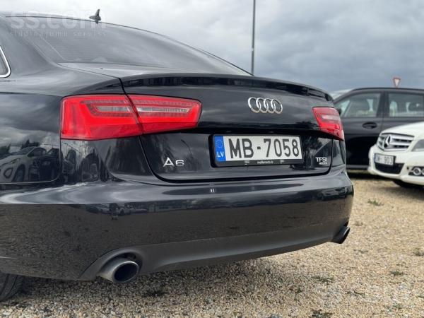 Black Audi A6 2011 in Valmiera, with an engine capacity of 3.00 L and mileage of 219 thousand km for 9750 €, photo 9 on AUTOMOTO.COM.LV