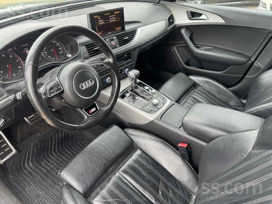 Black Audi A6 2011 in Valmiera, with an engine capacity of 3.00 L and mileage of 219 thousand km for 9750 €, photo 11 on AUTOMOTO.COM.LV