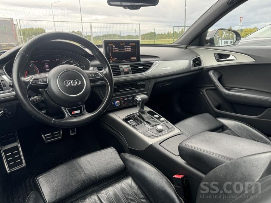Black Audi A6 2011 in Valmiera, with an engine capacity of 3.00 L and mileage of 219 thousand km for 9750 €, photo 14 on AUTOMOTO.COM.LV
