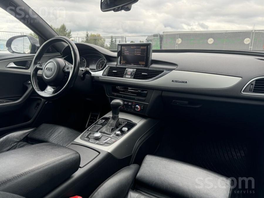 Black Audi A6 2011 in Valmiera, with an engine capacity of 3.00 L and mileage of 219 thousand km for 9750 €, photo 16 on AUTOMOTO.COM.LV