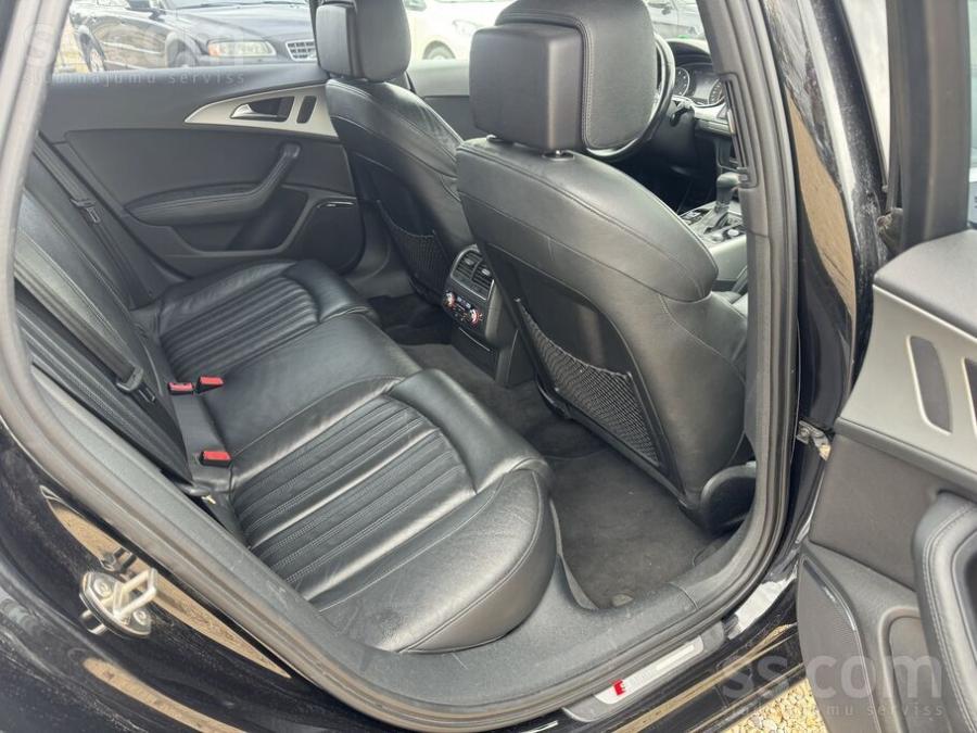 Black Audi A6 2011 in Valmiera, with an engine capacity of 3.00 L and mileage of 219 thousand km for 9750 €, photo 17 on AUTOMOTO.COM.LV