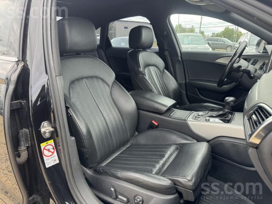 Black Audi A6 2011 in Valmiera, with an engine capacity of 3.00 L and mileage of 219 thousand km for 9750 €, photo 20 on AUTOMOTO.COM.LV