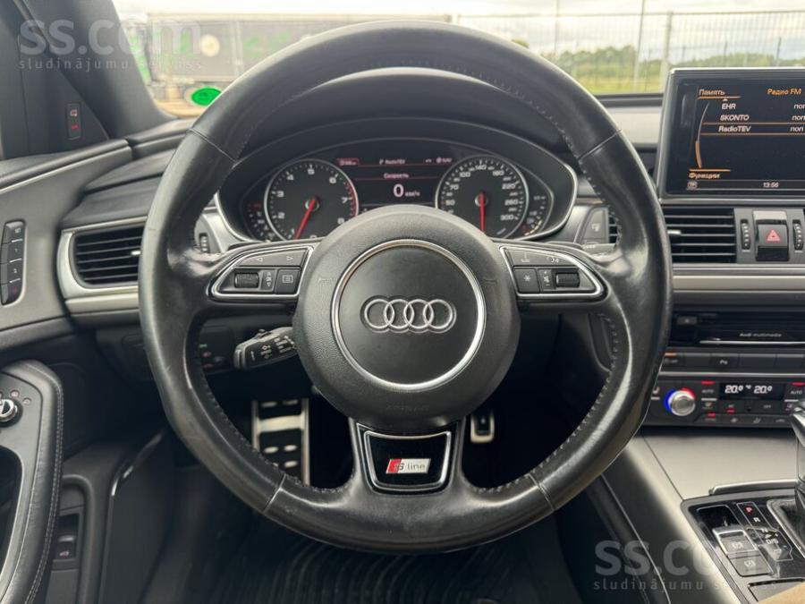 Black Audi A6 2011 in Valmiera, with an engine capacity of 3.00 L and mileage of 219 thousand km for 9750 €, photo 22 on AUTOMOTO.COM.LV