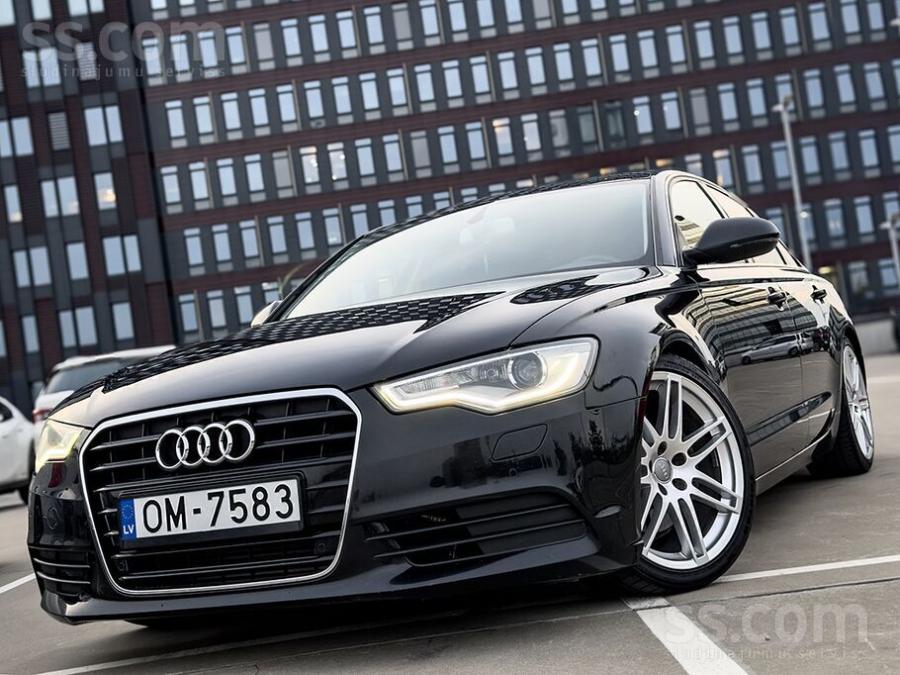 Black Audi A6 2011 in Riga, with an engine capacity of 2.00 L and mileage of 357 thousand km for 9750 €, photo 1 on AUTOMOTO.COM.LV