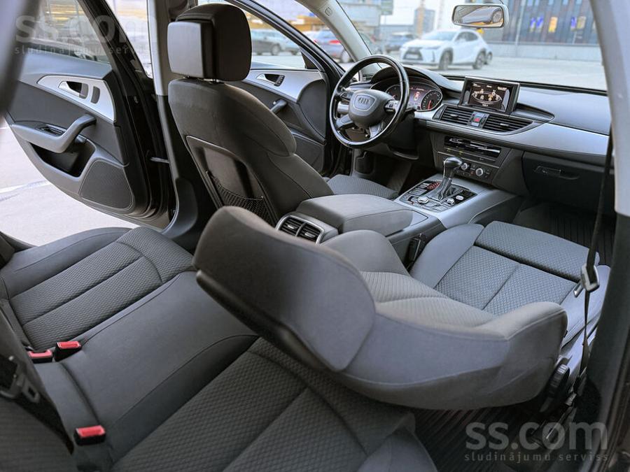 Black Audi A6 2011 in Riga, with an engine capacity of 2.00 L and mileage of 357 thousand km for 9750 €, photo 10 on AUTOMOTO.COM.LV