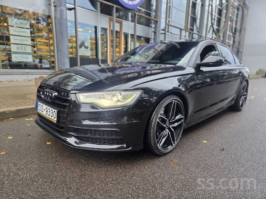 Black Audi A6 2011 in Riga, with an engine capacity of 3.00 L and mileage of 0 thousand km for 9500 €, photo 1 on AUTOMOTO.COM.LV