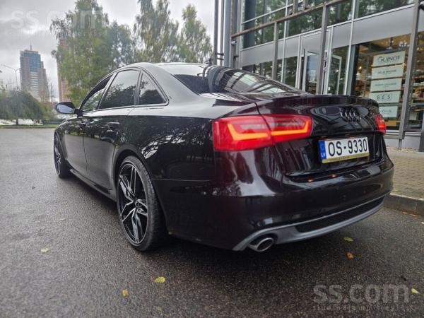 Black Audi A6 2011 in Riga, with an engine capacity of 3.00 L and mileage of 0 thousand km for 9500 €, photo 4 on AUTOMOTO.COM.LV