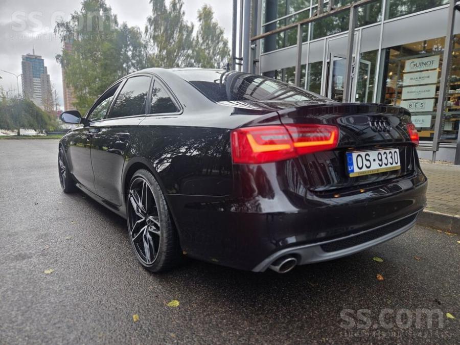 Black Audi A6 2011 in Riga, with an engine capacity of 3.00 L and mileage of 0 thousand km for 9500 €, photo 4 on AUTOMOTO.COM.LV