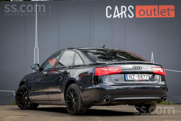 Black Audi A6 2011 in Riga, with an engine capacity of 3.00 L and mileage of 351 thousand km for 8990 €, photo 7 on AUTOMOTO.COM.LV