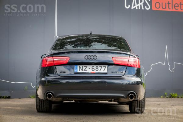 Black Audi A6 2011 in Riga, with an engine capacity of 3.00 L and mileage of 351 thousand km for 8990 €, photo 8 on AUTOMOTO.COM.LV