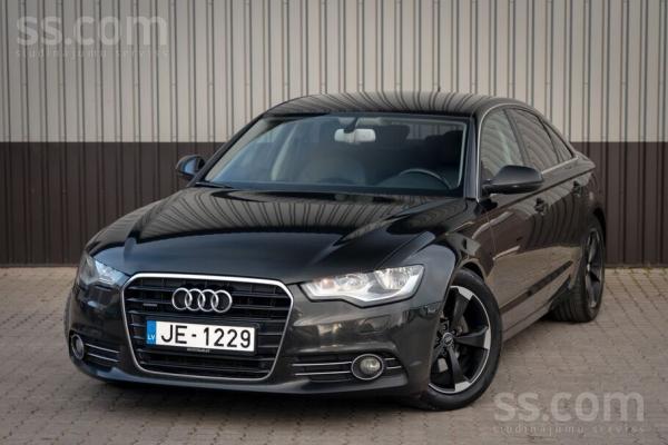Black Audi A6 2012 in Talsi, with an engine capacity of 3.00 L and mileage of 300 thousand km for 10990 €, photo 3 on AUTOMOTO.COM.LV