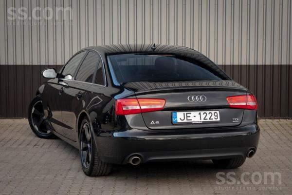 Black Audi A6 2012 in Talsi, with an engine capacity of 3.00 L and mileage of 300 thousand km for 10990 €, photo 4 on AUTOMOTO.COM.LV