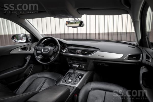 Black Audi A6 2012 in Talsi, with an engine capacity of 3.00 L and mileage of 300 thousand km for 10990 €, photo 8 on AUTOMOTO.COM.LV