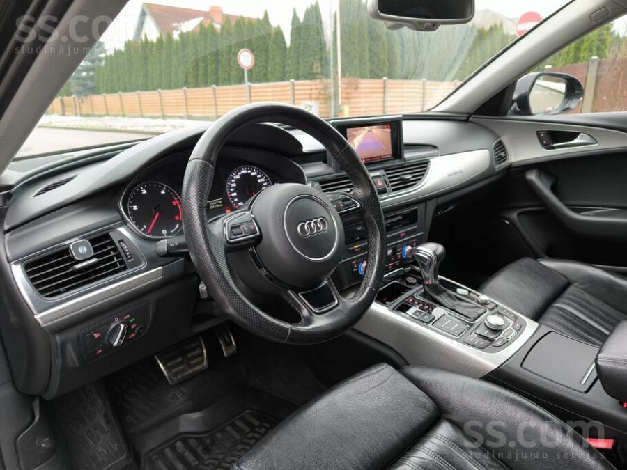 Melns Audi A6 2012 Rīga, ar dzinēja tilpumu 3.00 L un nobraukumu 287 tūkst. km par 9990 €, foto 12 vietnē AUTOMOTO.COM.LV