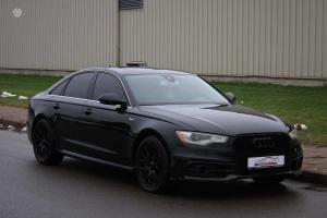 Black Audi A6 2012 in Vilnius, with an engine capacity of 3.00 L and mileage of 402 thousand km for 6700 €, photo 8 on AUTOMOTO.COM.LV