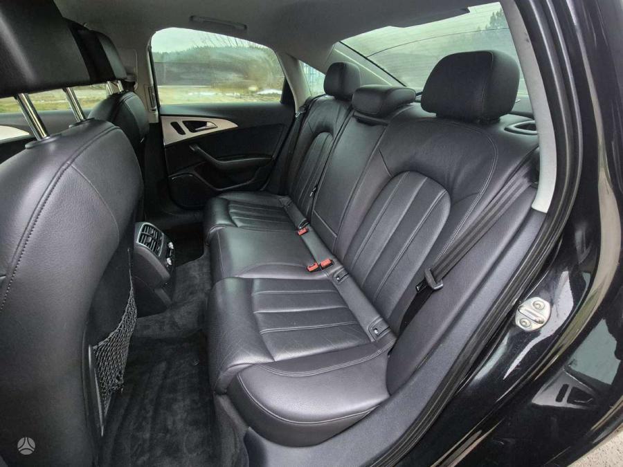 Black Audi A6 2012 in Vilnius, with an engine capacity of 3.00 L and mileage of 402 thousand km for 6700 €, photo 13 on AUTOMOTO.COM.LV