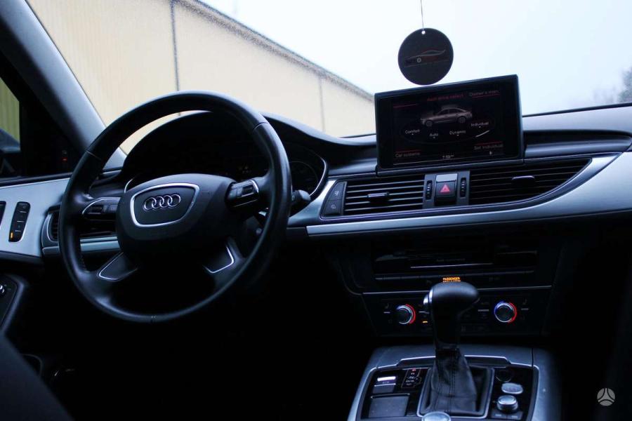 Black Audi A6 2012 in Vilnius, with an engine capacity of 3.00 L and mileage of 402 thousand km for 6700 €, photo 18 on AUTOMOTO.COM.LV