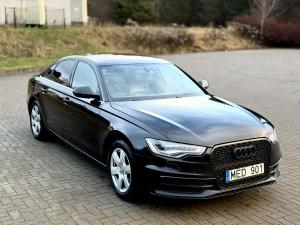 Melns Audi A6 2012 Viļņa, ar dzinēja tilpumu 3.00 L un nobraukumu 289 tūkst. km par 7700 €, foto  vietnē AUTOMOTO.COM.LV