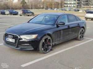 Melns Audi A6 2012 Viļņa, ar dzinēja tilpumu 3.00 L un nobraukumu 415 tūkst. km par 5700 €, foto  vietnē AUTOMOTO.COM.LV