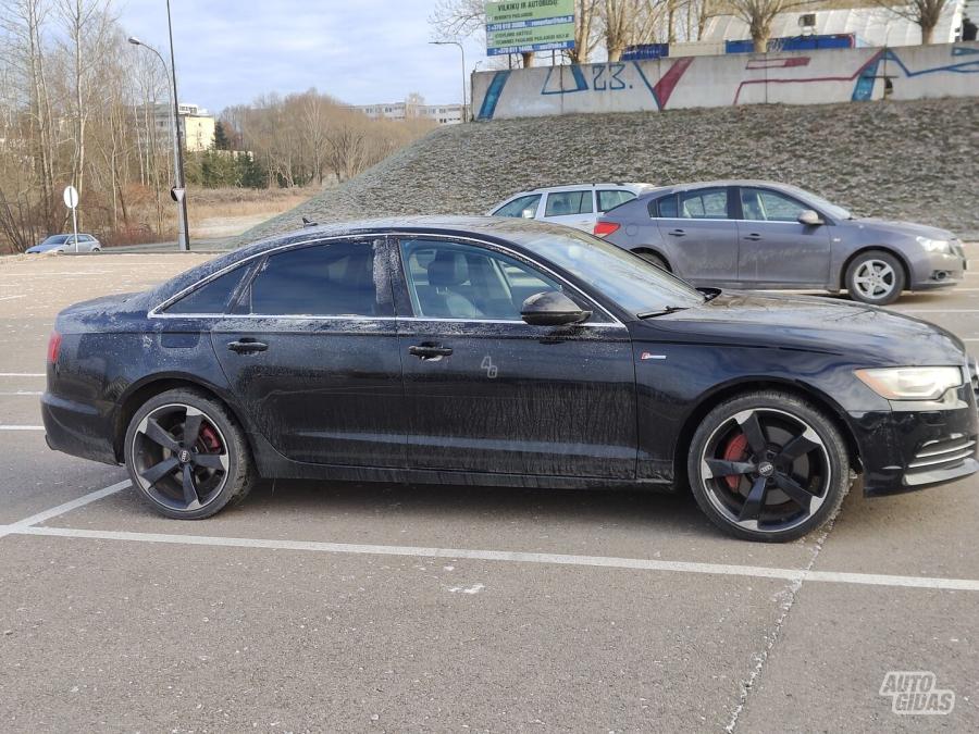 Melns Audi A6 2012 Viļņa, ar dzinēja tilpumu 3.00 L un nobraukumu 415 tūkst. km par 5700 €, foto 4 vietnē AUTOMOTO.COM.LV