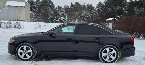 Black Audi A6 2012 in Vilnius, with an engine capacity of 3.00 L and mileage of 350 thousand km for 6300 €, photo 8 on AUTOMOTO.COM.LV