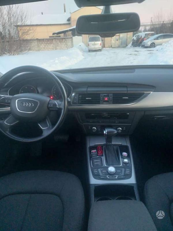 Black Audi A6 2012 in Panevezys, with an engine capacity of 1.97 L and mileage of 281 thousand km for 9200 €, photo 8 on AUTOMOTO.COM.LV