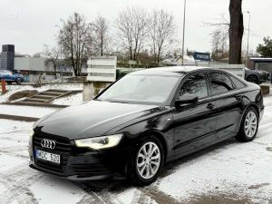 Melns Audi A6 2012 Viļņa, ar dzinēja tilpumu 3.00 L un nobraukumu 297 tūkst. km par 8700 €, foto  vietnē AUTOMOTO.COM.LV