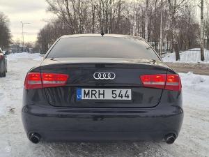 Black Audi A6 2012 in Silute, with an engine capacity of 2.77 L and mileage of 199 thousand km for 7400 €, photo 6 on AUTOMOTO.COM.LV