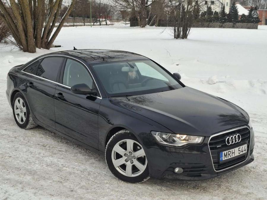 Black Audi A6 2012 in Silute, with an engine capacity of 2.77 L and mileage of 199 thousand km for 7400 €, photo 9 on AUTOMOTO.COM.LV