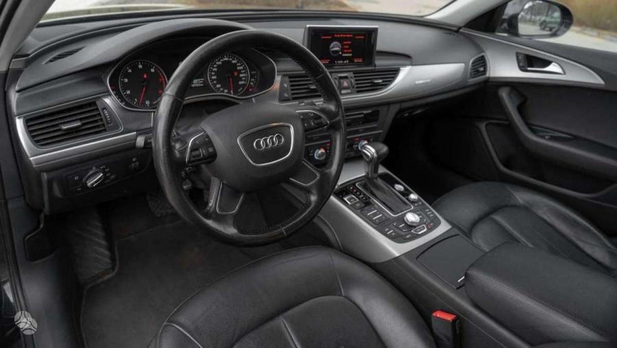 Black Audi A6 2012 in Silute, with an engine capacity of 2.77 L and mileage of 199 thousand km for 7400 €, photo 14 on AUTOMOTO.COM.LV