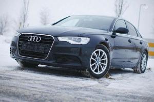 Melns Audi A6 2012 Viļņa, ar dzinēja tilpumu 2.80 L un nobraukumu 295 tūkst. km par 6800 €, foto  vietnē AUTOMOTO.COM.LV