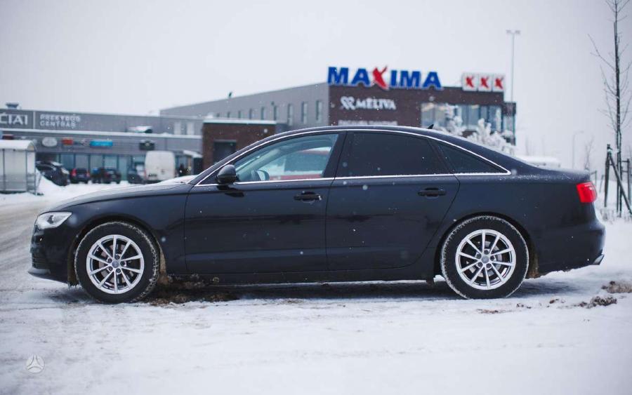 Melns Audi A6 2012 Viļņa, ar dzinēja tilpumu 2.80 L un nobraukumu 295 tūkst. km par 6800 €, foto 9 vietnē AUTOMOTO.COM.LV