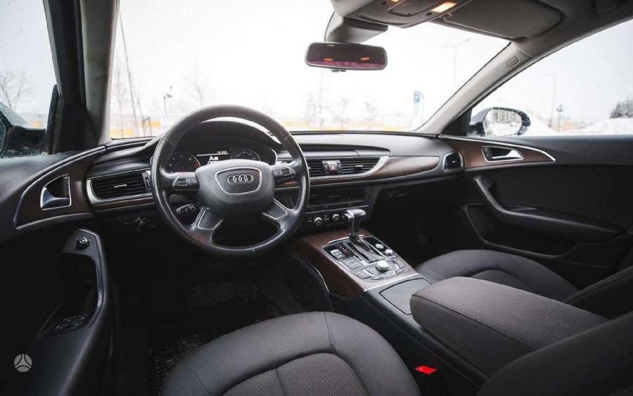 Melns Audi A6 2012 Viļņa, ar dzinēja tilpumu 2.80 L un nobraukumu 295 tūkst. km par 6800 €, foto 13 vietnē AUTOMOTO.COM.LV