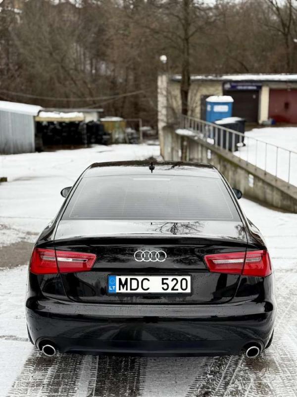 Black Audi A6 2012 in Vilnius, with an engine capacity of 3.00 L and mileage of 290 thousand km for 8900 €, photo 6 on AUTOMOTO.COM.LV