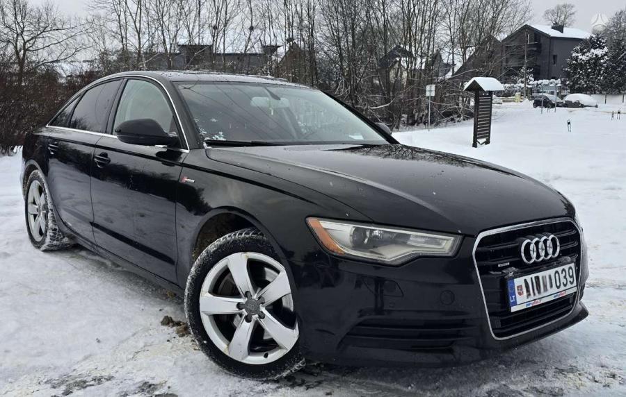 Black Audi A6 2012 in Vilnius, with an engine capacity of 3.00 L and mileage of 350 thousand km for 6300 €, photo 3 on AUTOMOTO.COM.LV