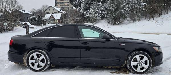 Black Audi A6 2012 in Vilnius, with an engine capacity of 3.00 L and mileage of 350 thousand km for 6300 €, photo 4 on AUTOMOTO.COM.LV