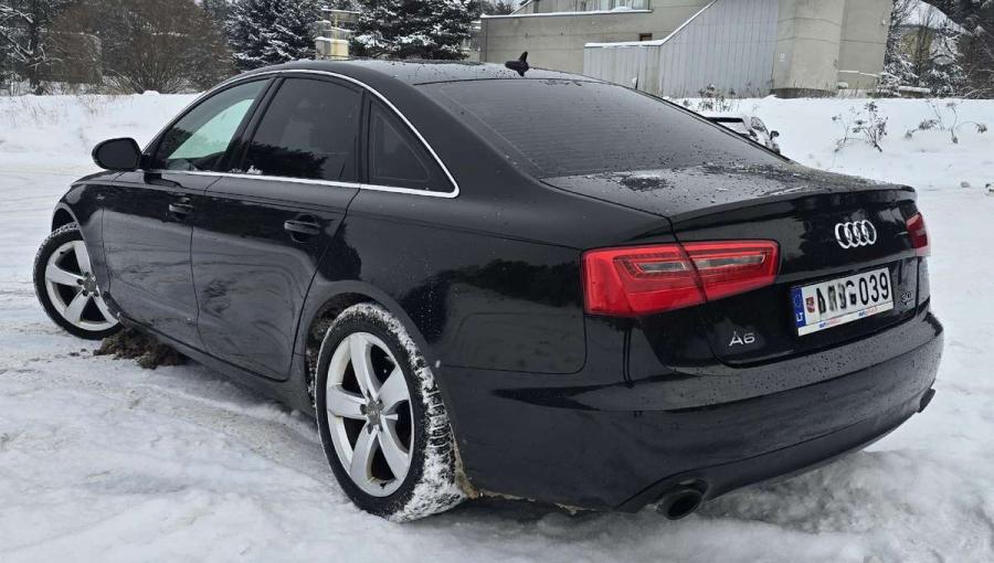 Black Audi A6 2012 in Vilnius, with an engine capacity of 3.00 L and mileage of 350 thousand km for 6300 €, photo 7 on AUTOMOTO.COM.LV