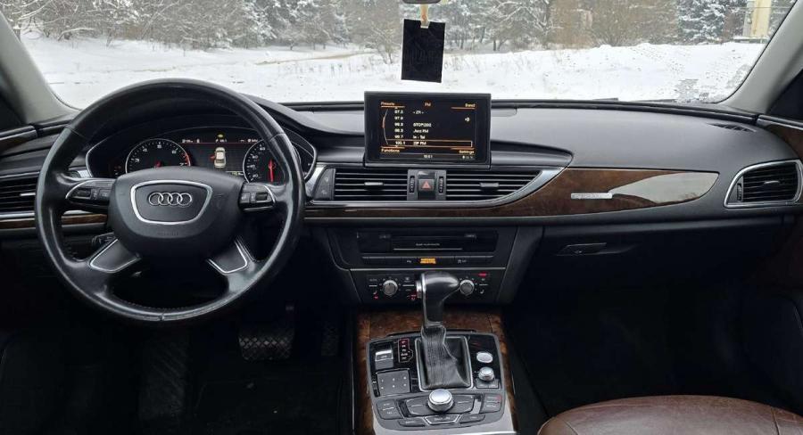 Black Audi A6 2012 in Vilnius, with an engine capacity of 3.00 L and mileage of 350 thousand km for 6300 €, photo 9 on AUTOMOTO.COM.LV
