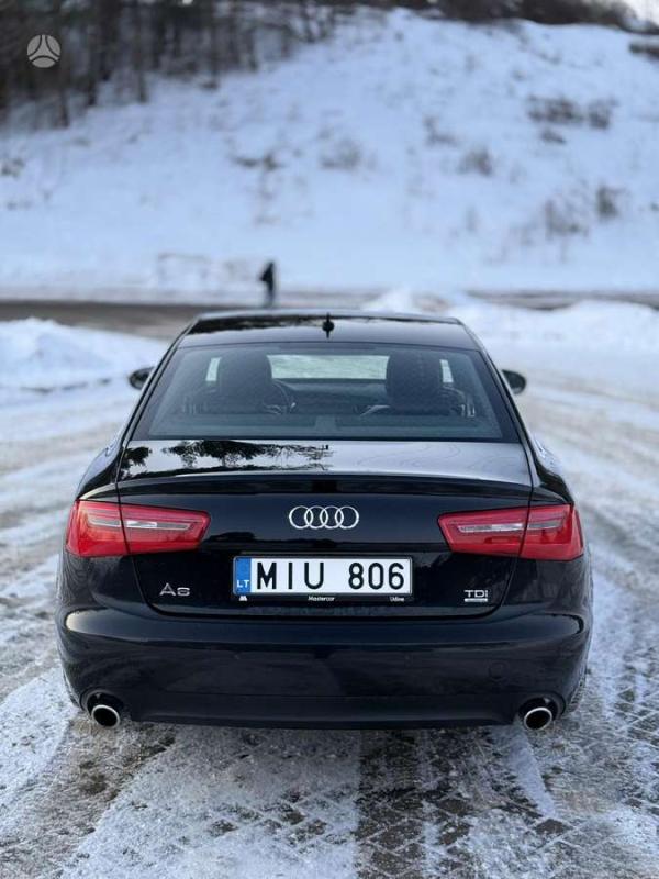 Black Audi A6 2012 in Vilnius, with an engine capacity of 3.00 L and mileage of 298 thousand km for 7900 €, photo 6 on AUTOMOTO.COM.LV
