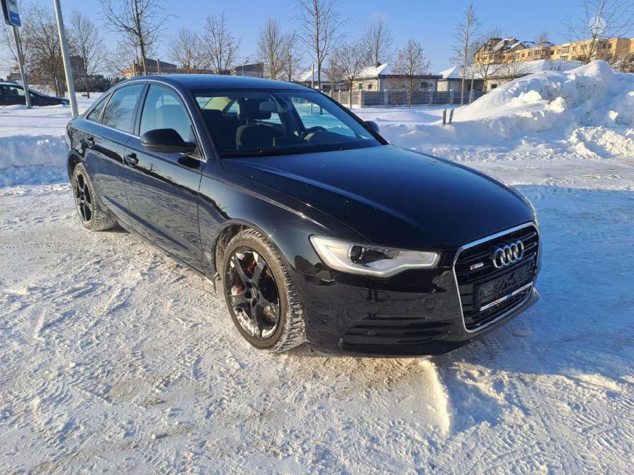 Black Audi A6 2012 in Siauliai, with an engine capacity of 2.00 L and mileage of 282 thousand km for 10300 €, photo 1 on AUTOMOTO.COM.LV